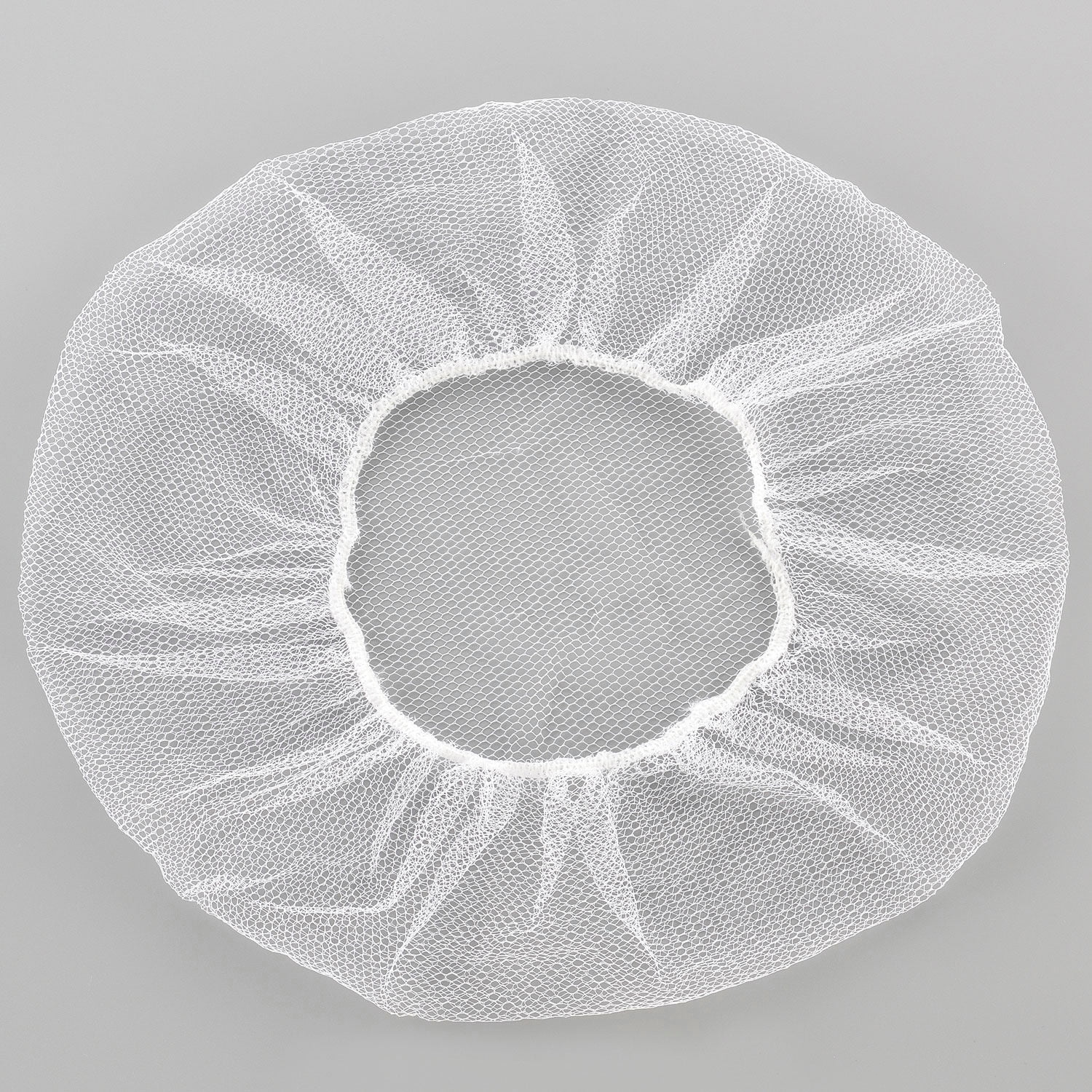 Global Industrial Nylon Hairnet, 24", Honeycomb, White, 100/Bag ...