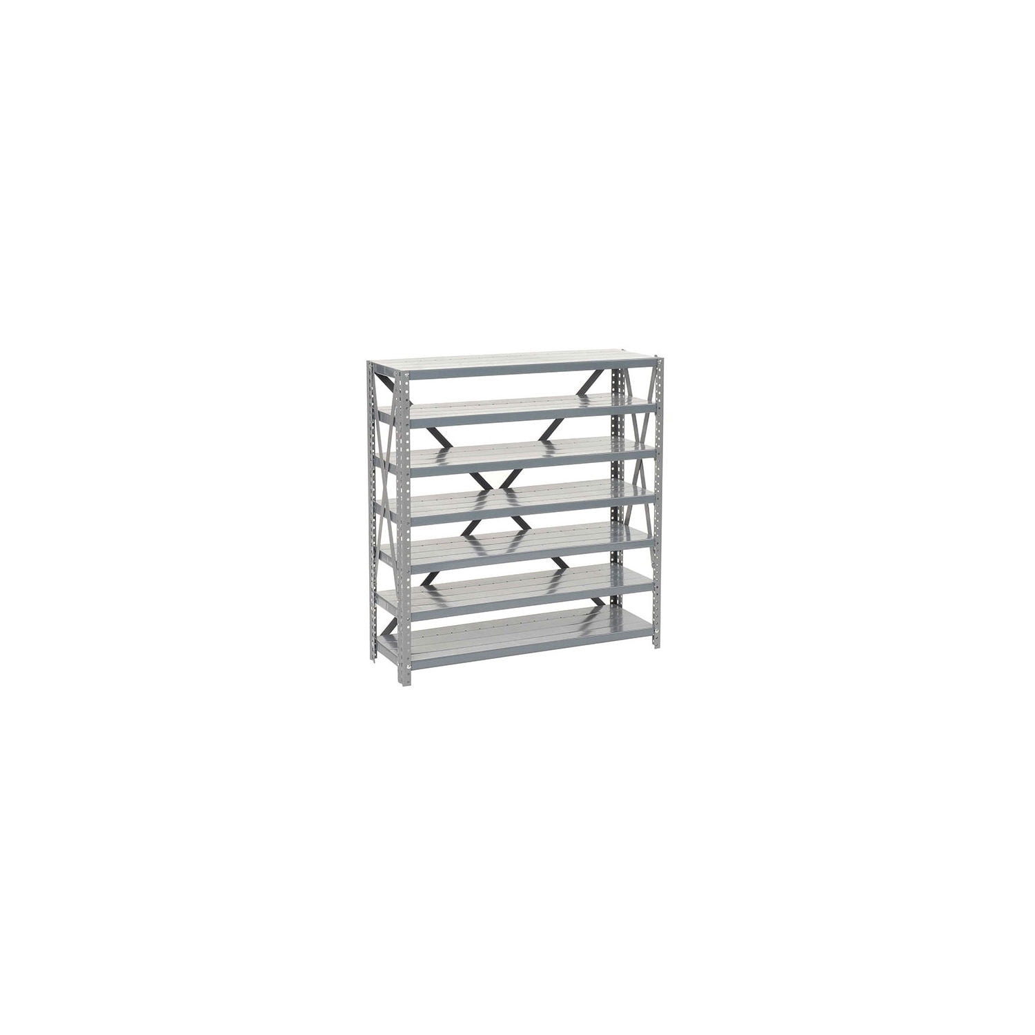 Global Industrial Open Steel Shelving 7 Shelves No Bin - 36x12x39 ...