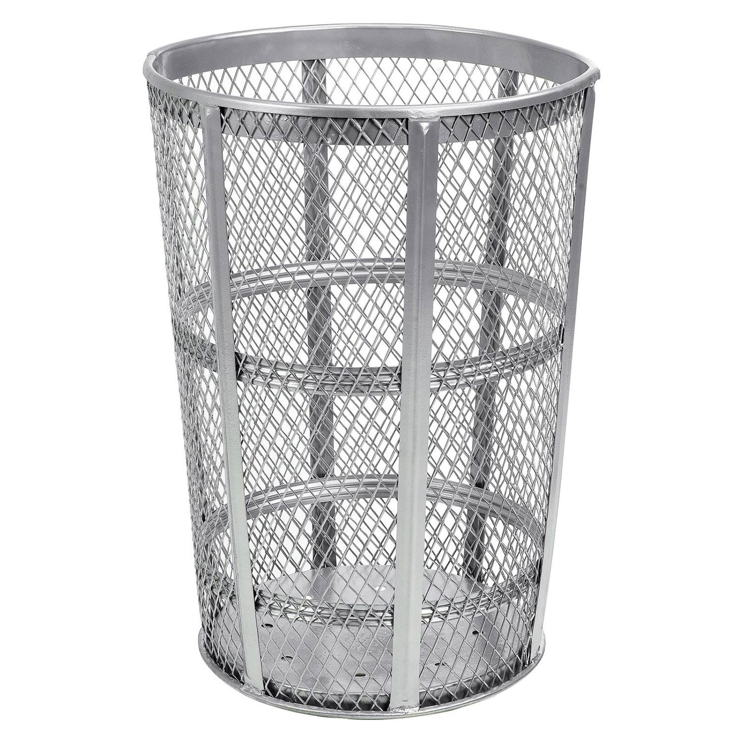 Global Industrial 48 Gallon Large Outdoor Steel Trash Container ...