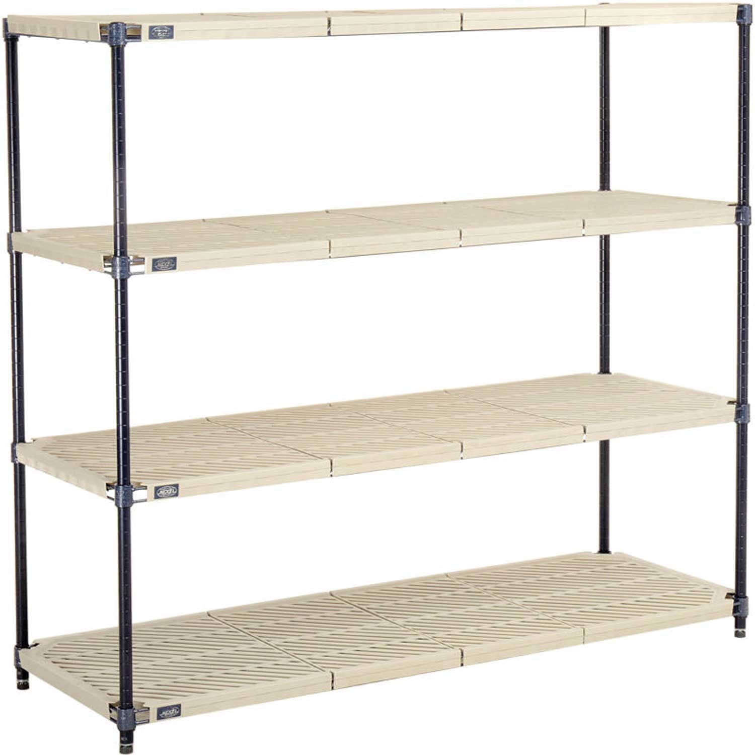 Global Industrial PM18727N5 Beige & Blue Nexelite Vented 5 Tier Nexelon ...