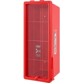 Global Industrial Plastic Fire Extinguisher Cabinet Fits 20 lbs. Red ...