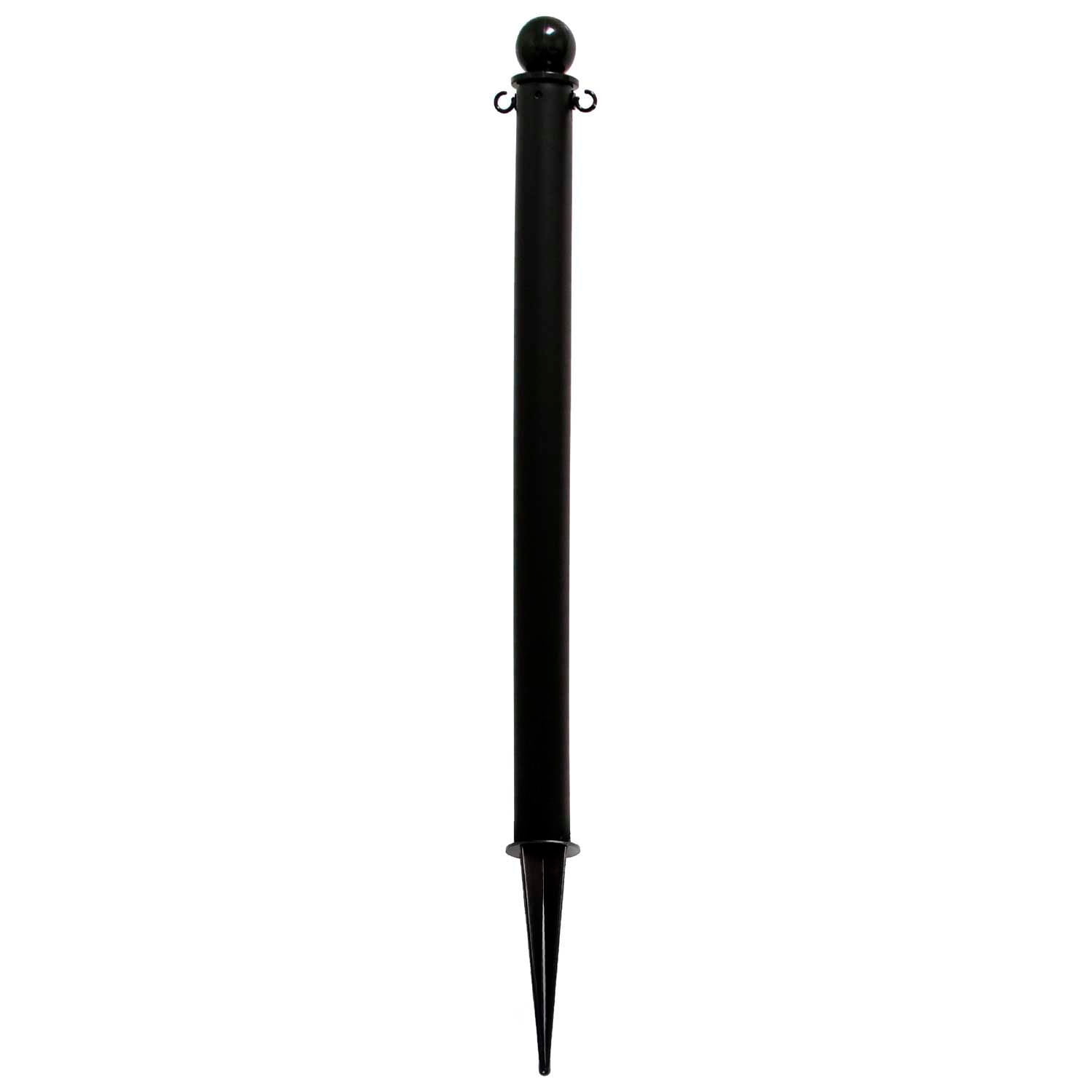 Global Industrial Plastic Ground Pole, 35"H, Black - Walmart.com