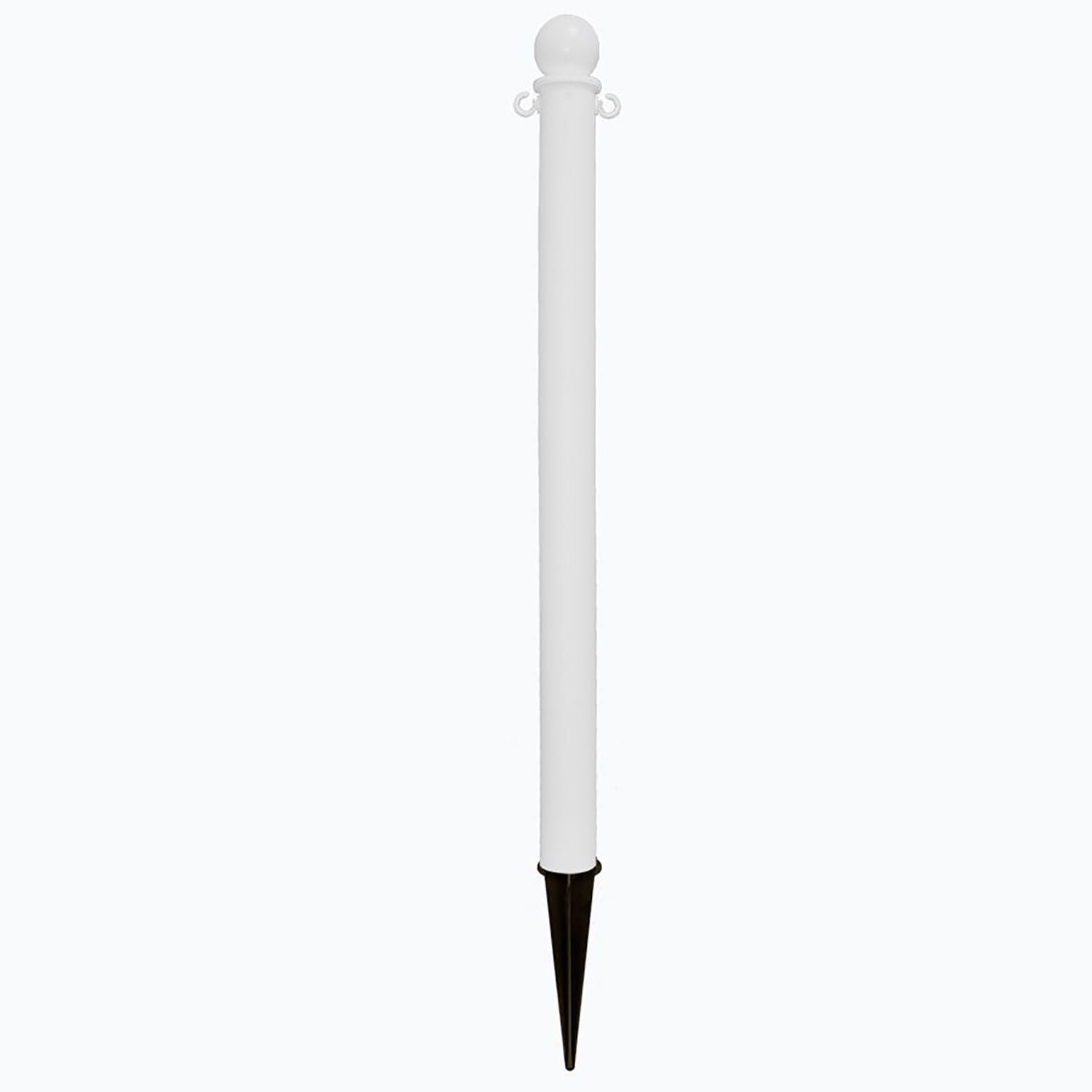 Global Industrial Plastic Ground Pole, 35"H, White - Walmart Business ...