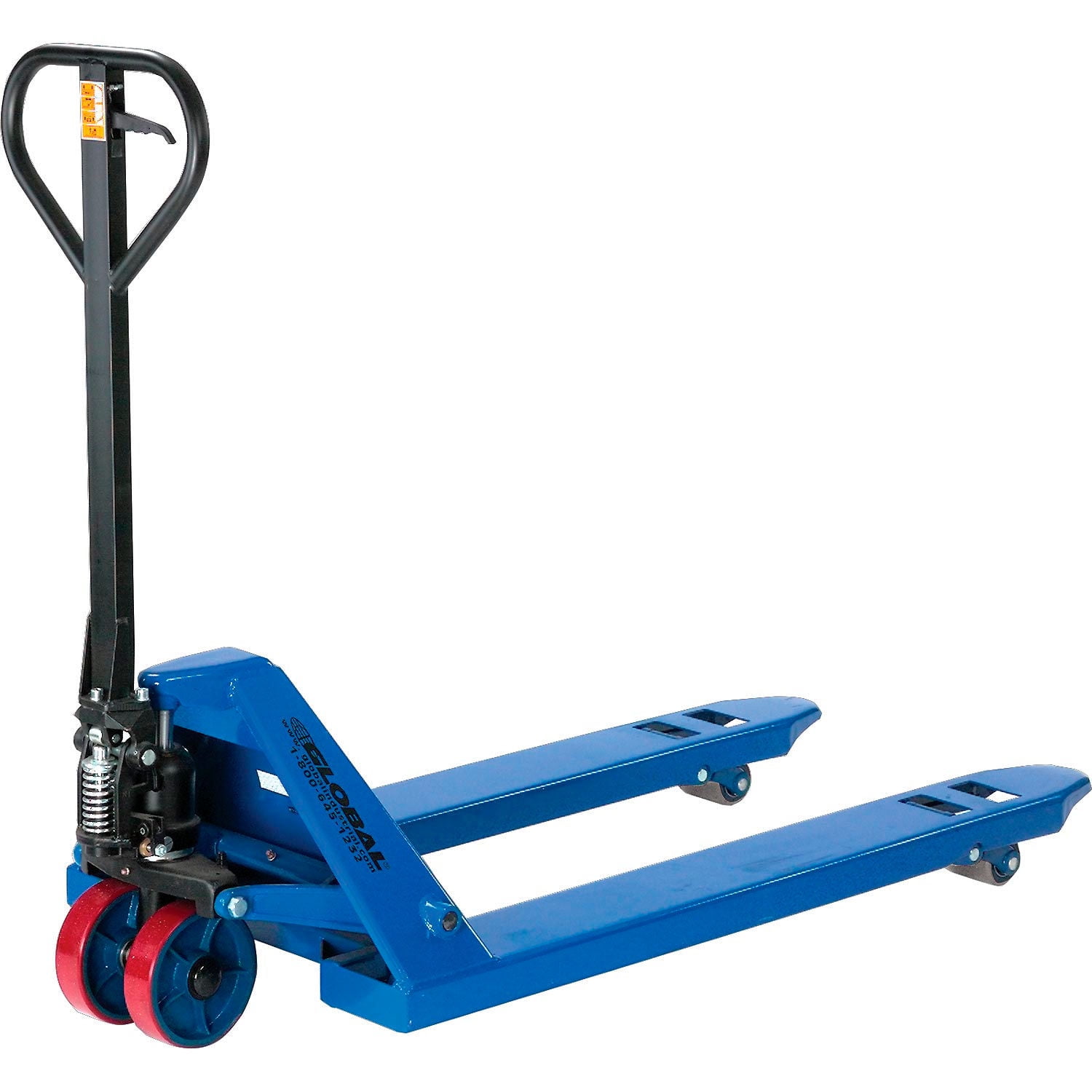 Low Profile Narrow Fork Pallet Jack Truck, 4500 Lb. Capacity, 21 x 48 ...