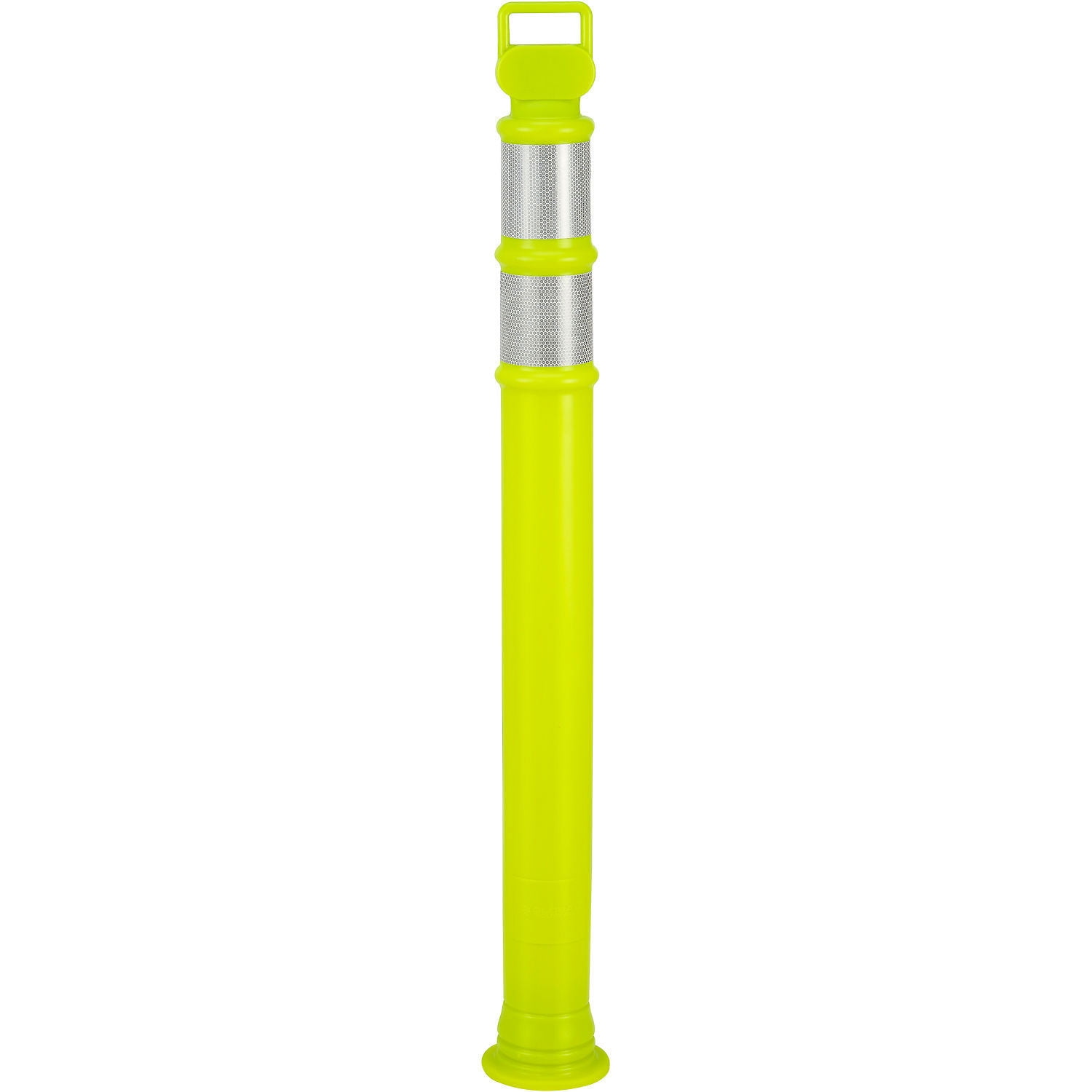 Global Industrial 670796 Reflective Delineator Post - 49 in. - Lime ...