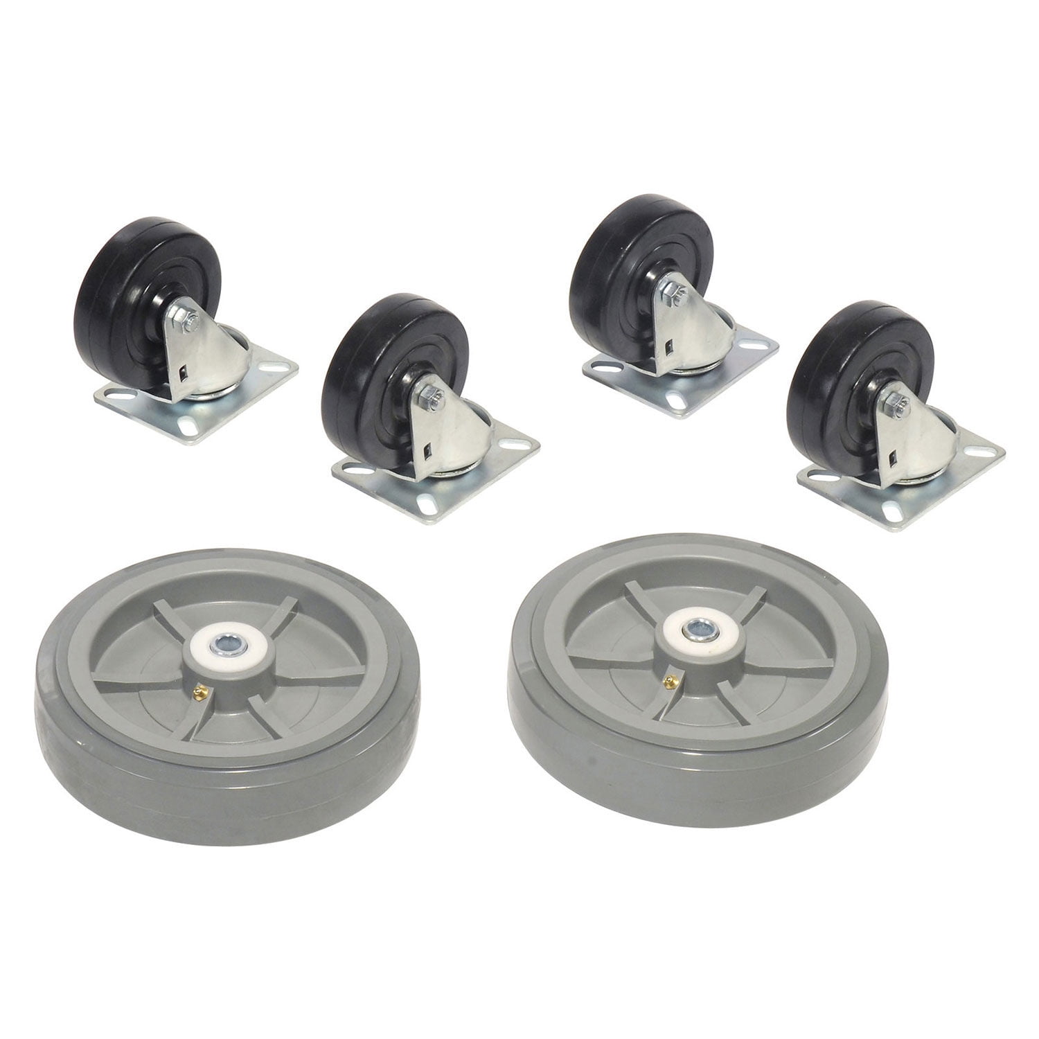 Replacement Caster Kit for Global Industrial Wood & Steel Deck Narrow ...
