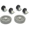 Global Industrial Replacement Caster Kit for Global Wood & Steel Deck ...