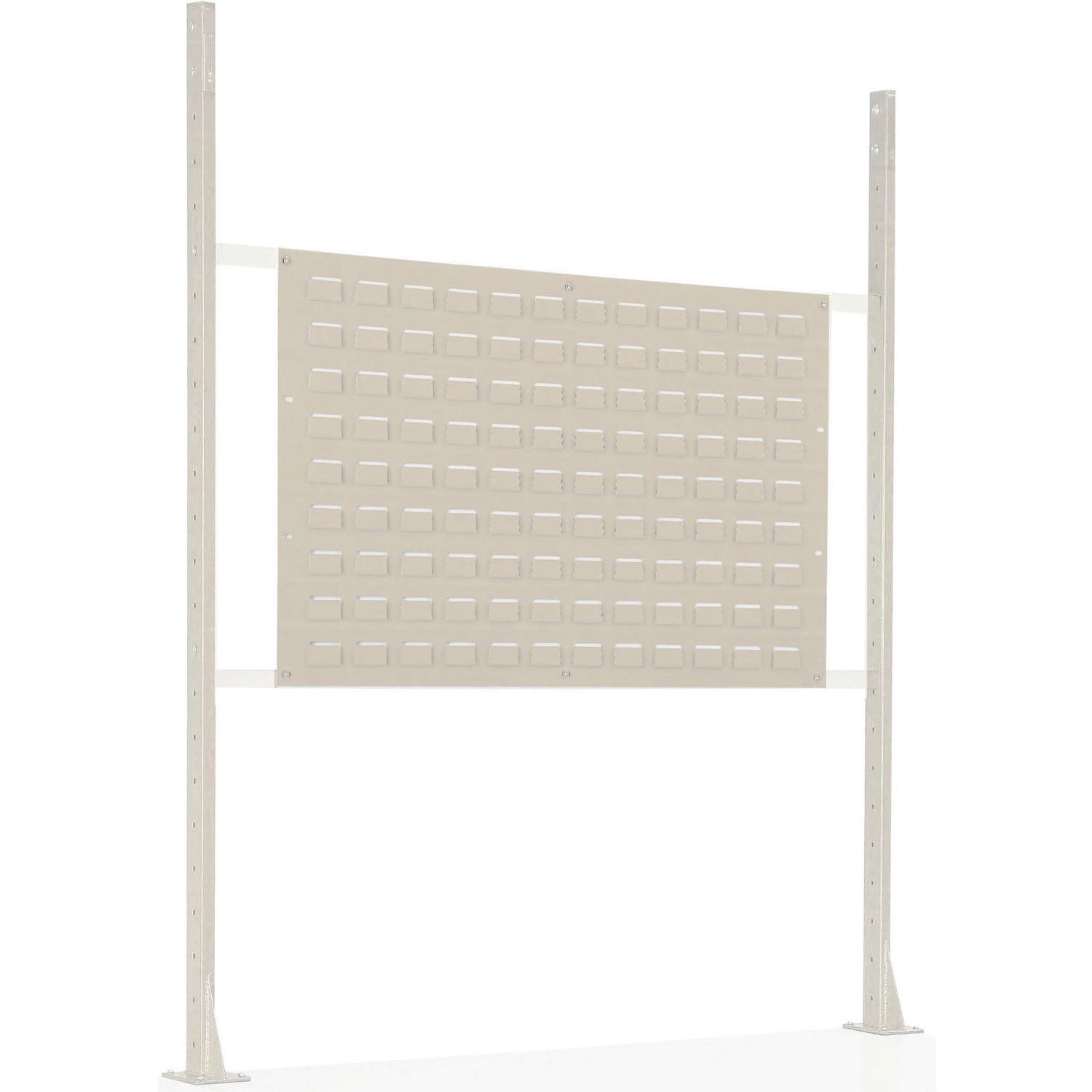 Global Industrial Risers With Pegboard Panel for 48" Workbench, Tan ...