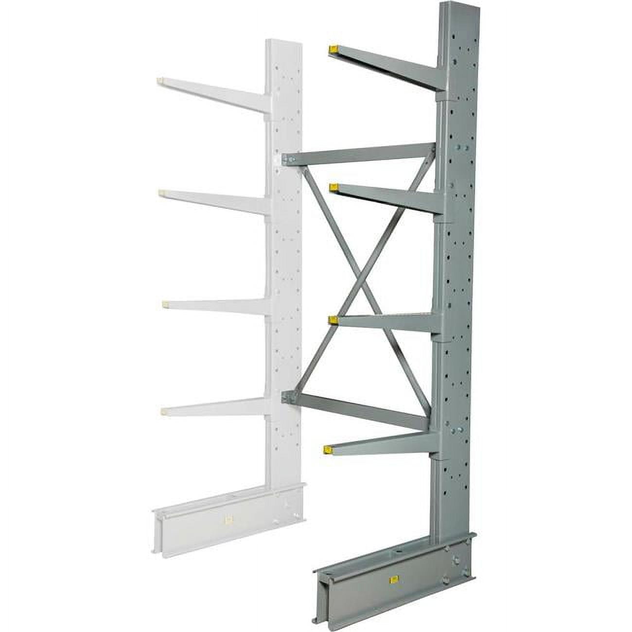 Global Industrial Single Sided Heavy Duty Cantilever Add-On Rack, 48 ...