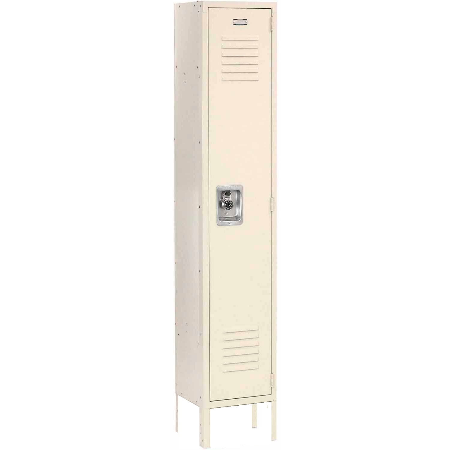 Single Tier Locker, 12x12x72 1 Door, Unassembled, Tan - Walmart.com