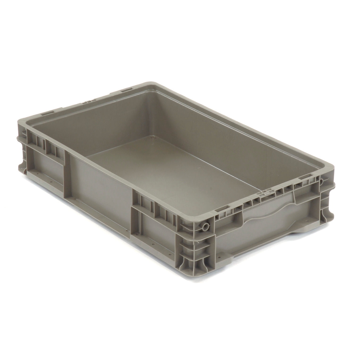 Global Industrial Heavy Duty Plastic Utility Storage, Stackable Solid ...