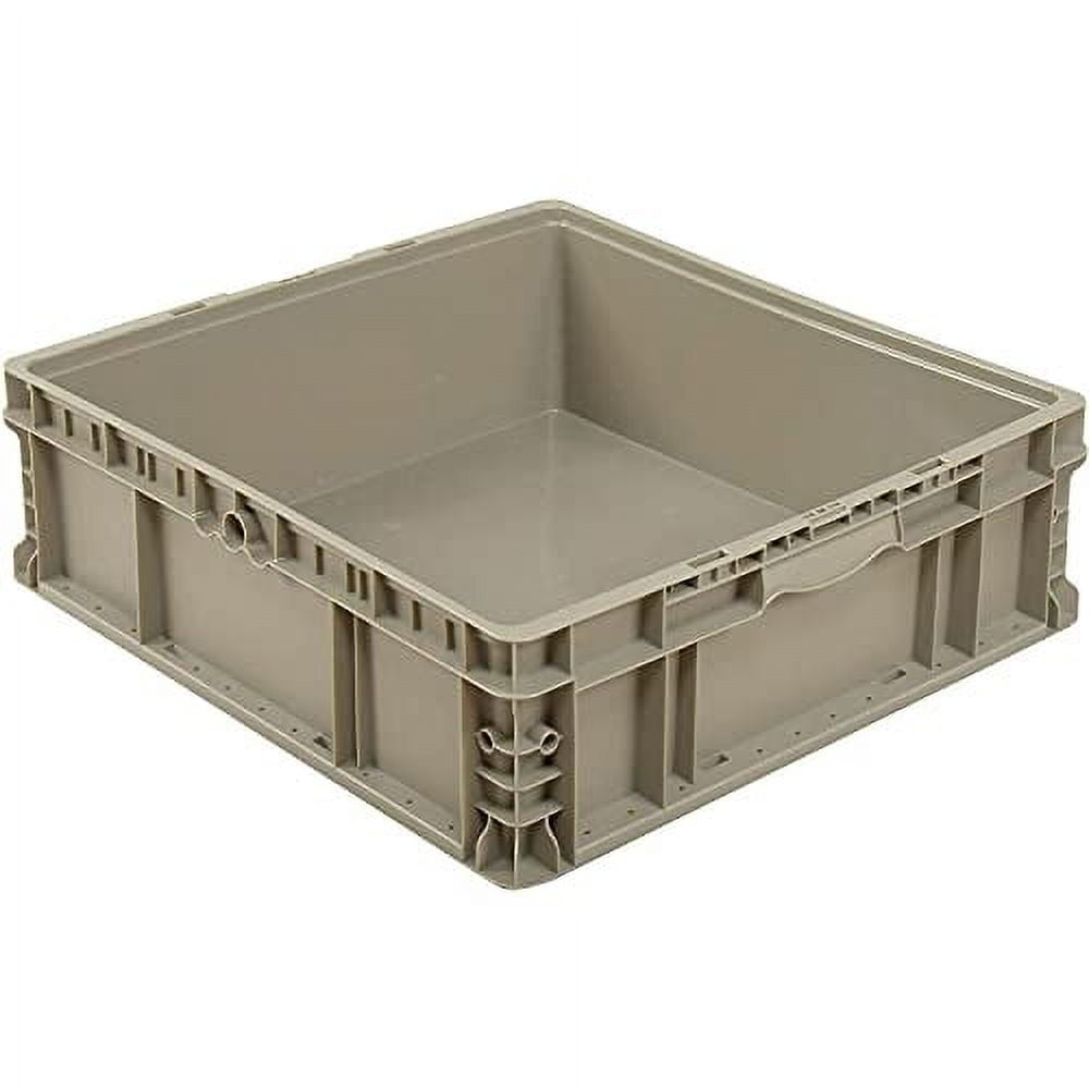 Global Industrial Stackable Straight Wall Container - Walmart.com
