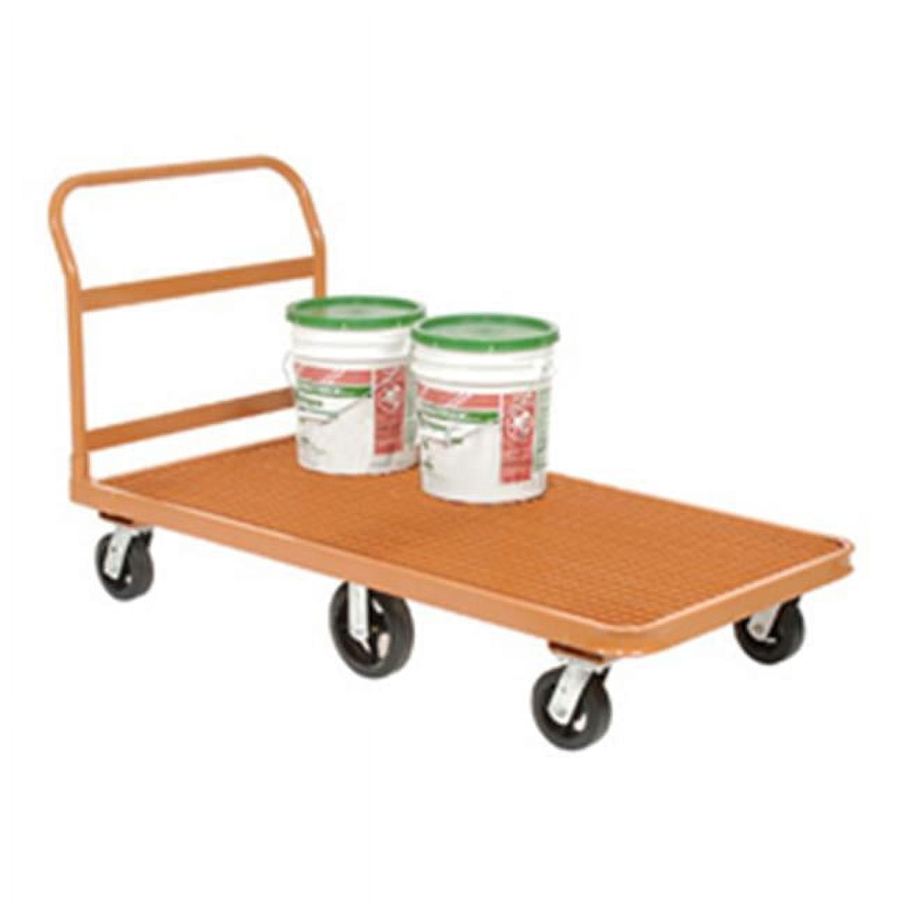 Global Industrial Rolling Steel Grating Deck Platform Truck, 6-Wheel ...