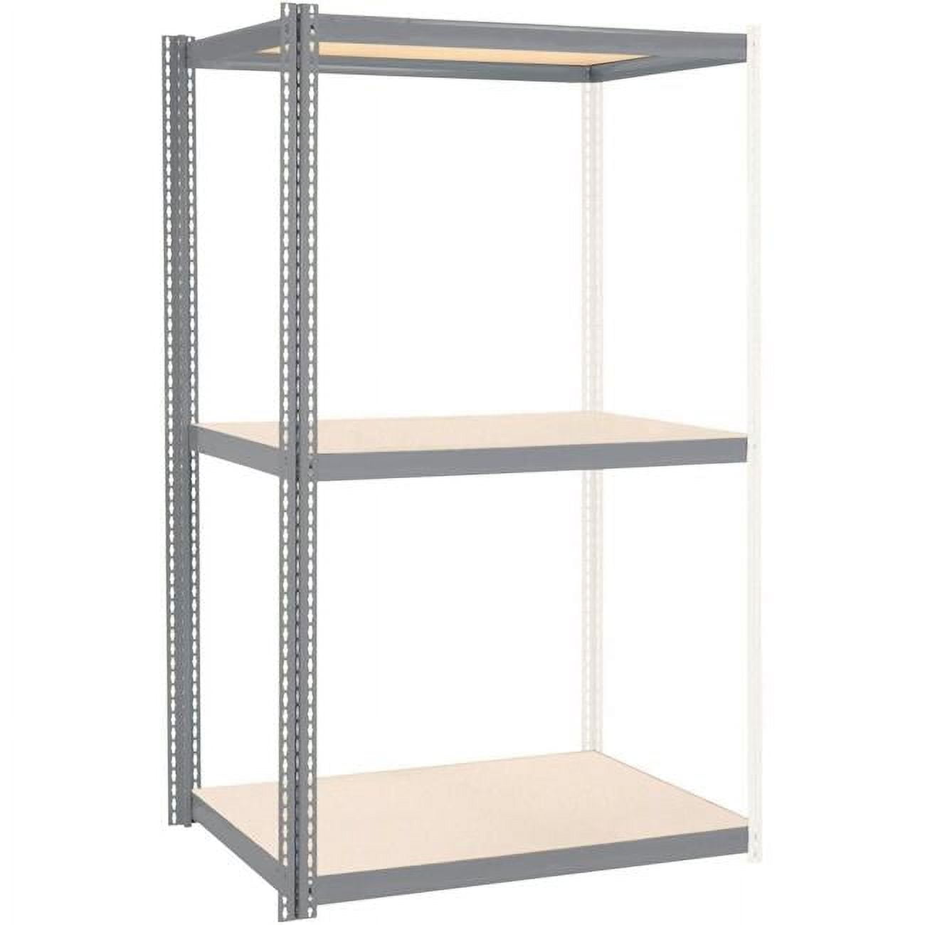 Global Industrial UABD24489L3 3 Shelf Heavy Duty Boltless Shelving Add ...