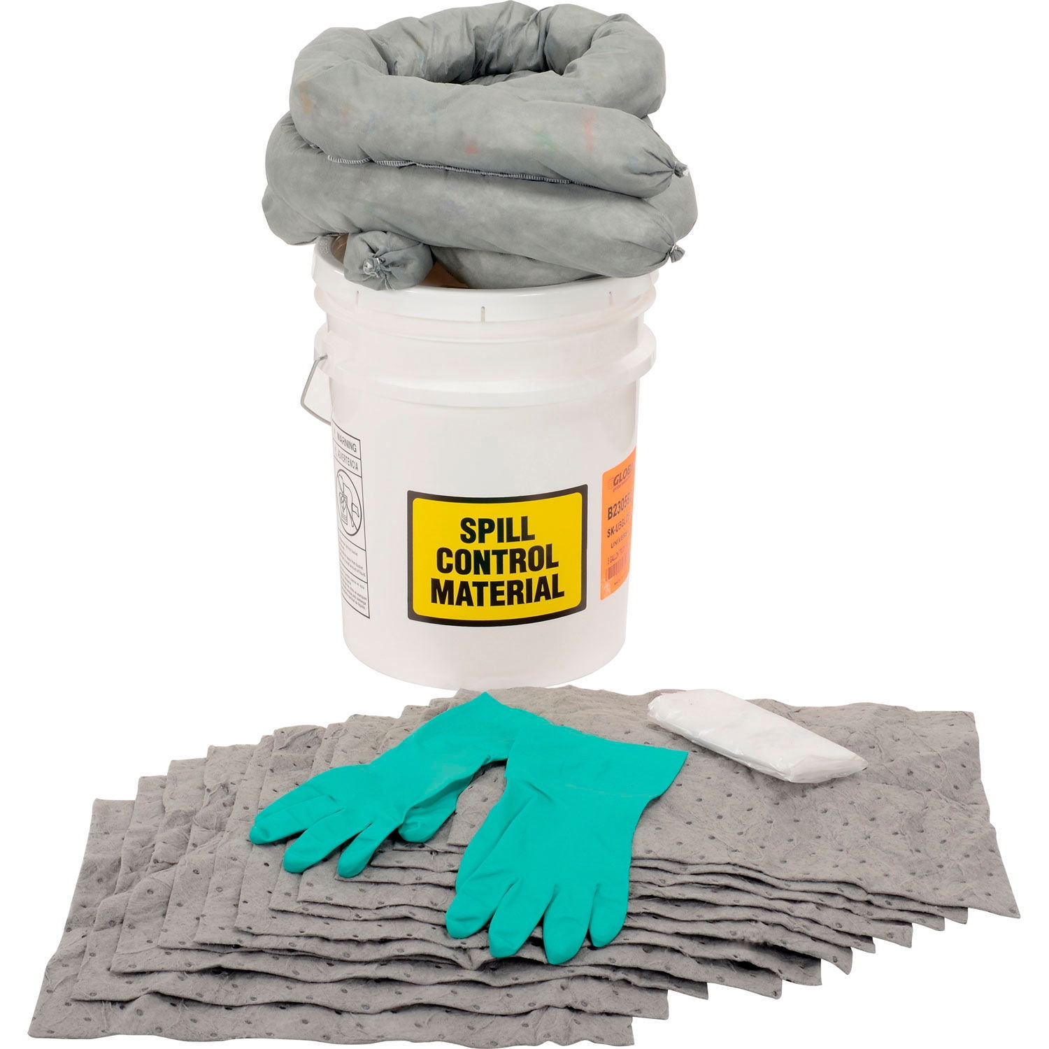 Global Industrial Universal 5 Gallon Truck Spill Kit, Bucket - Walmart.com
