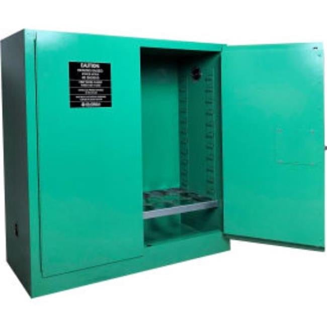 Global Industrial 288171 Vertical Medical Gas Cabinet D & E Cylinder 24 ...