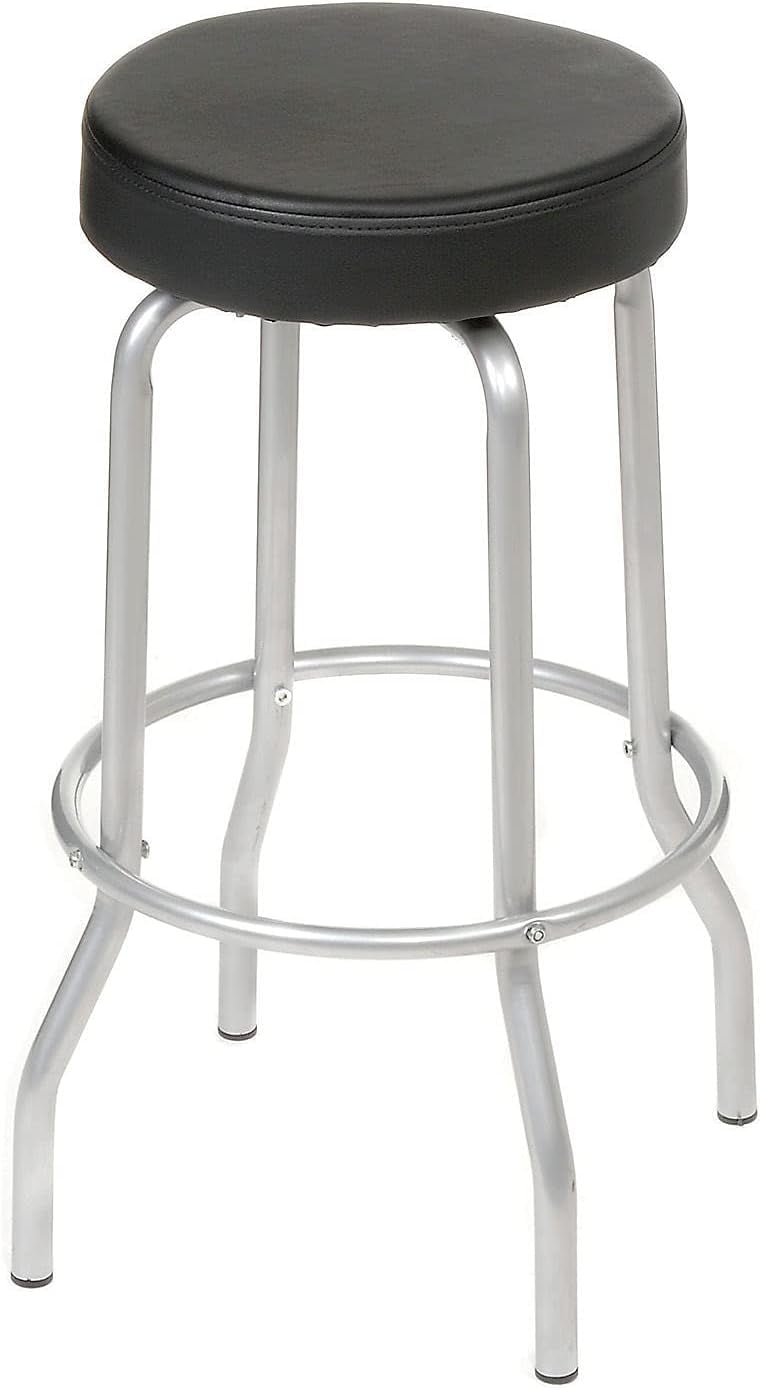 Global Industrial Vinyl Upholstered Swivel Stool - Walmart.com