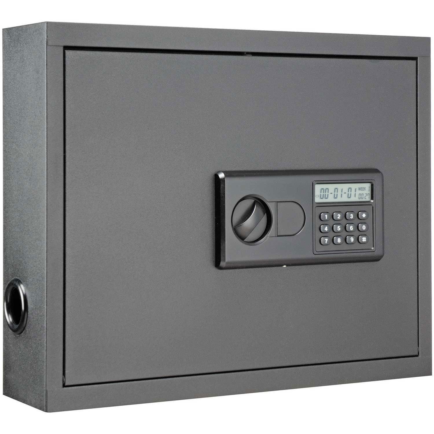 Global Industrial Laptop Security Cabinet, Wall-Mount, Charcoal Gray ...