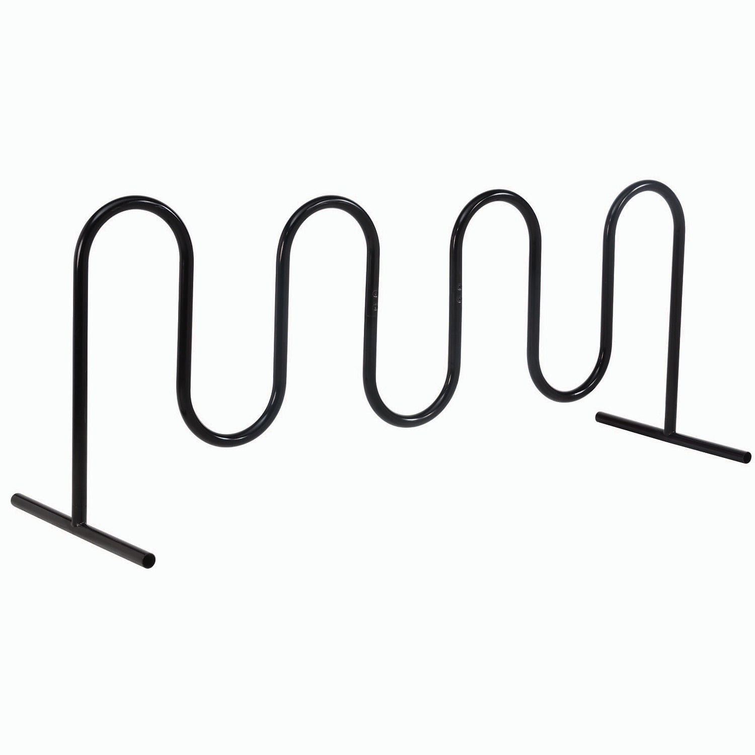 Global Industrial Wave Bike Rack, Black, Free Standing, 9-Bike ...