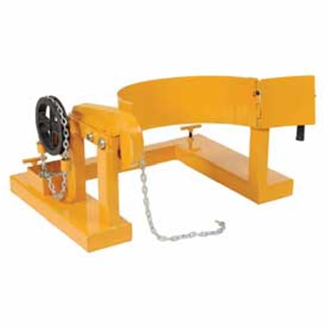 Global Industries 191700 Forklift Tilting Drum Dumper - 800 lbs, Yellow ...