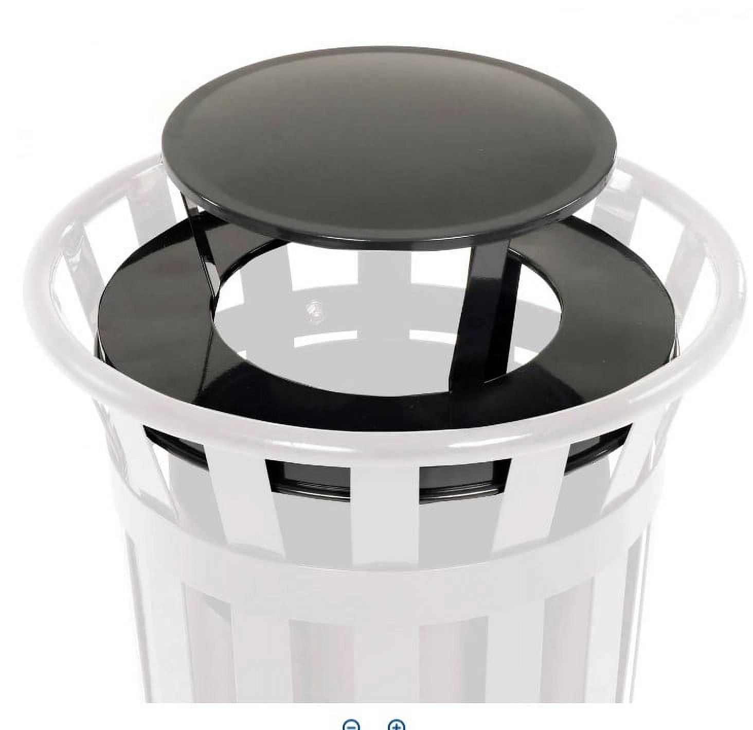 Global Industries 260CP783 Rain Bonnet Lid - 24 gal, Black - Walmart.com