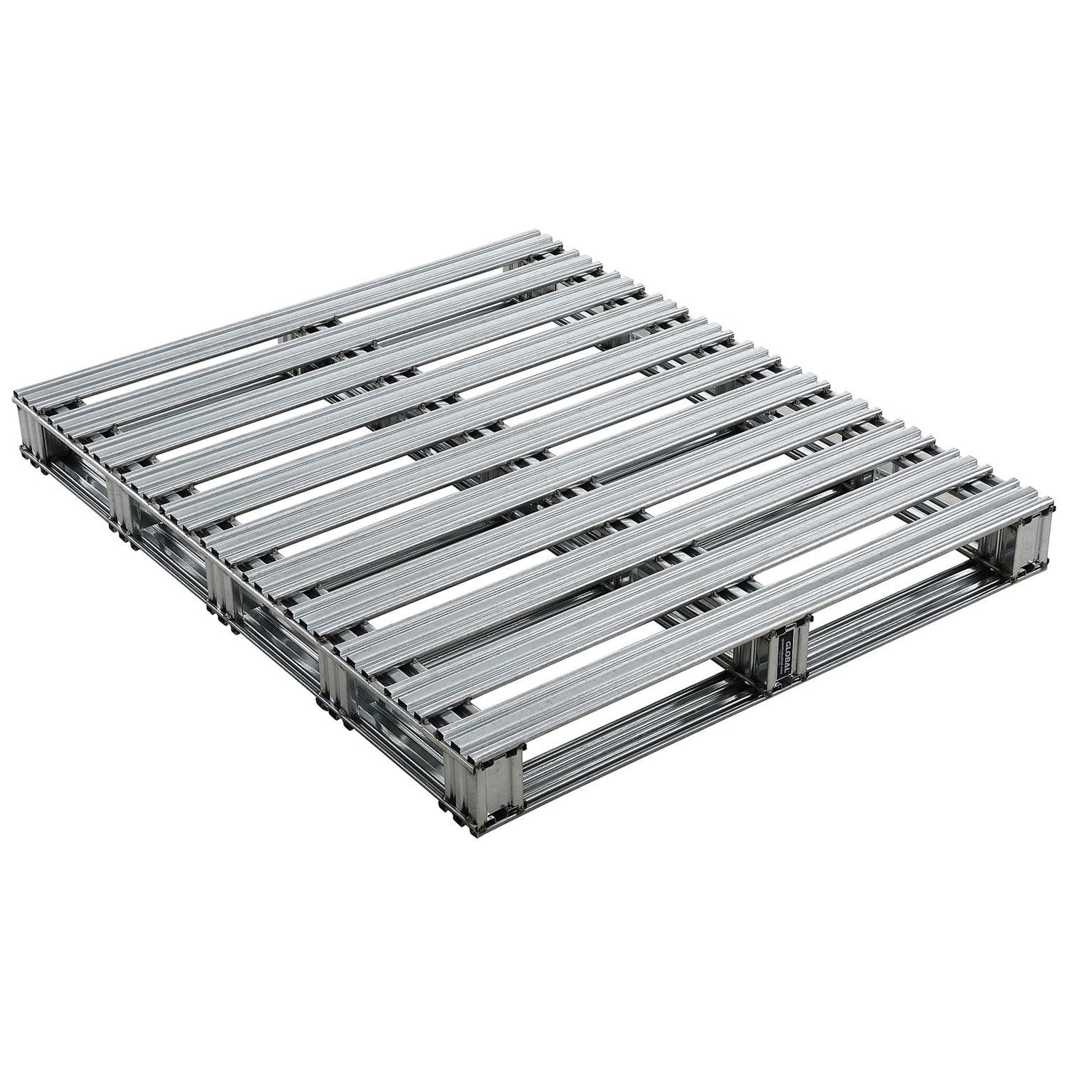 Global Industrial 40"L x 48"W Galvanized Steel Pallet - Walmart.com