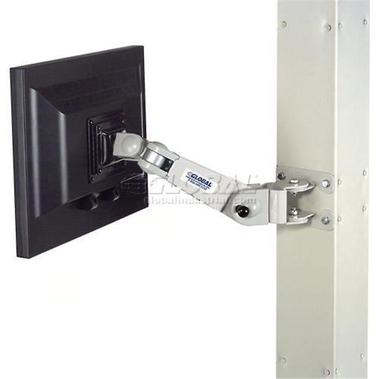 Global Industrial Fixed Height LED/LCD Flat Panel Monitor Arm with VESA ...