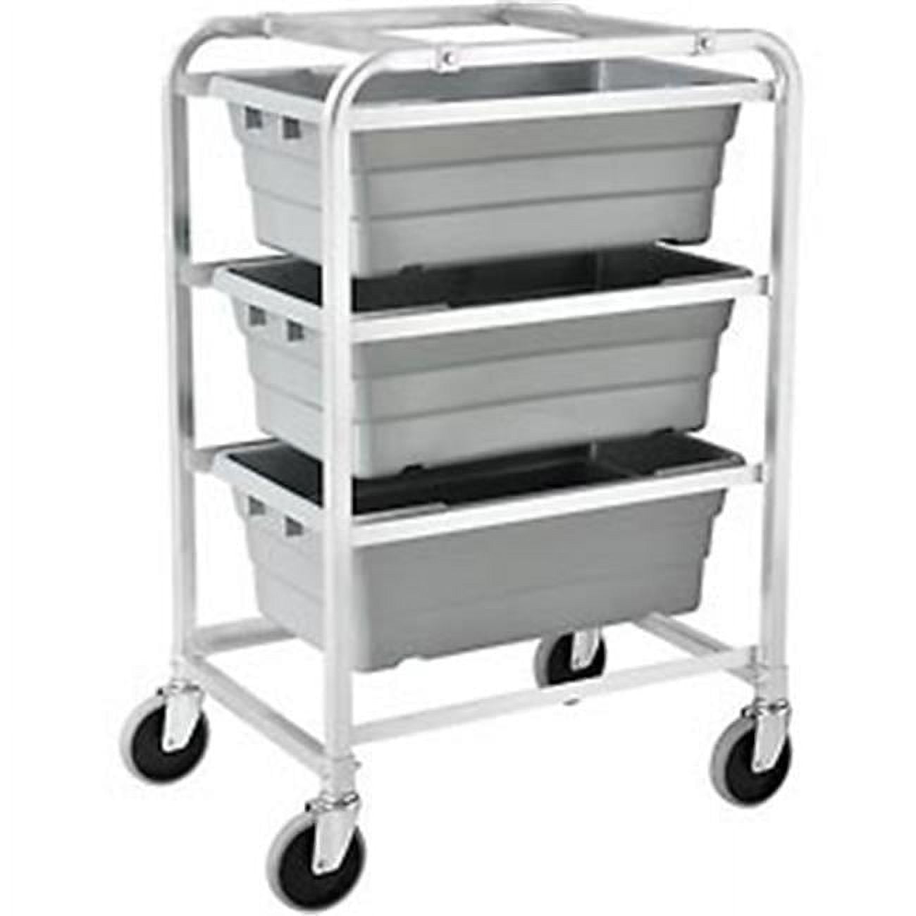 Global Industries NSF Aluminum Lug Cart - Gray - 26 x 19 x 41 in ...