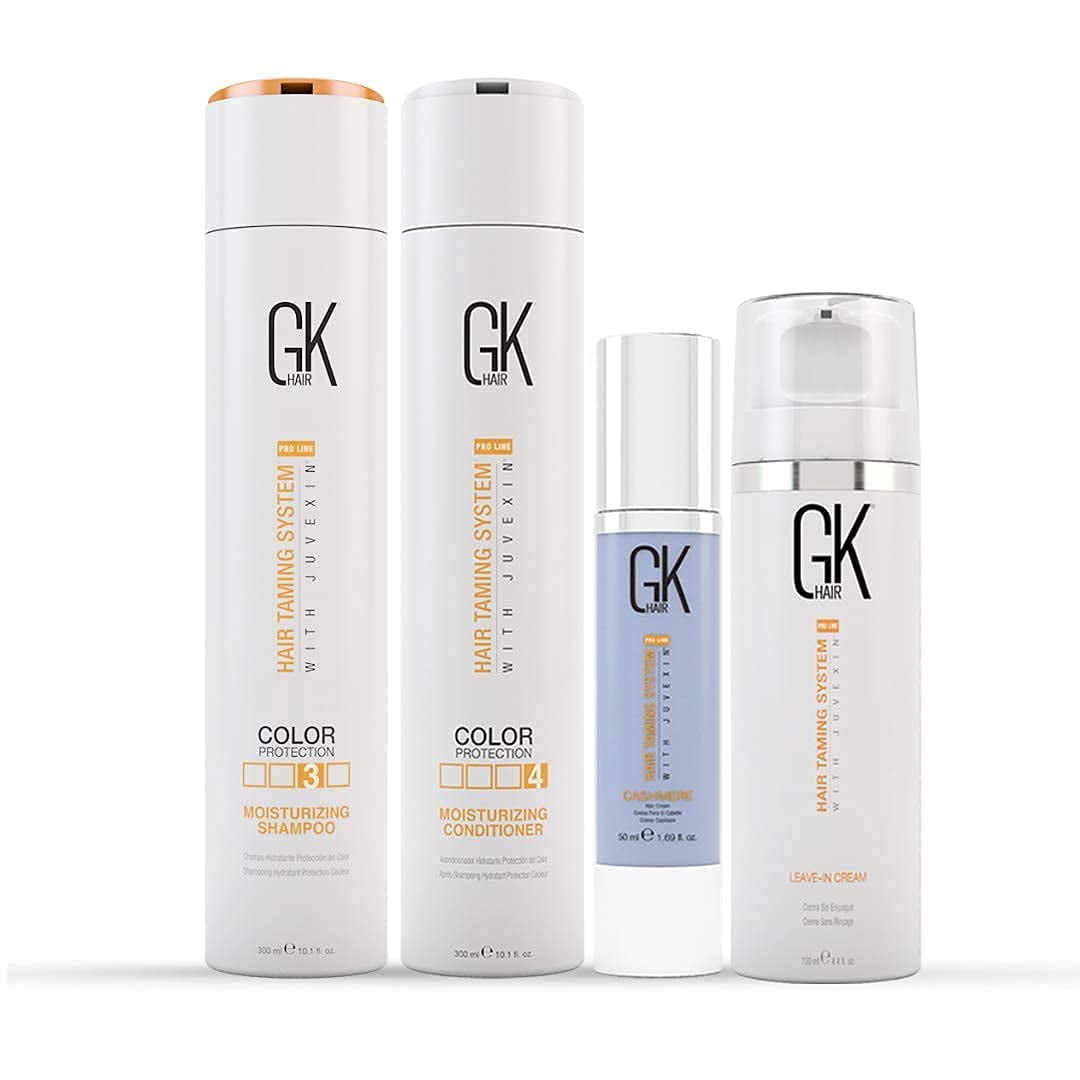 GK Hair Keratin Moisturizing Shampoo and Conditioner, Frizz Control ...