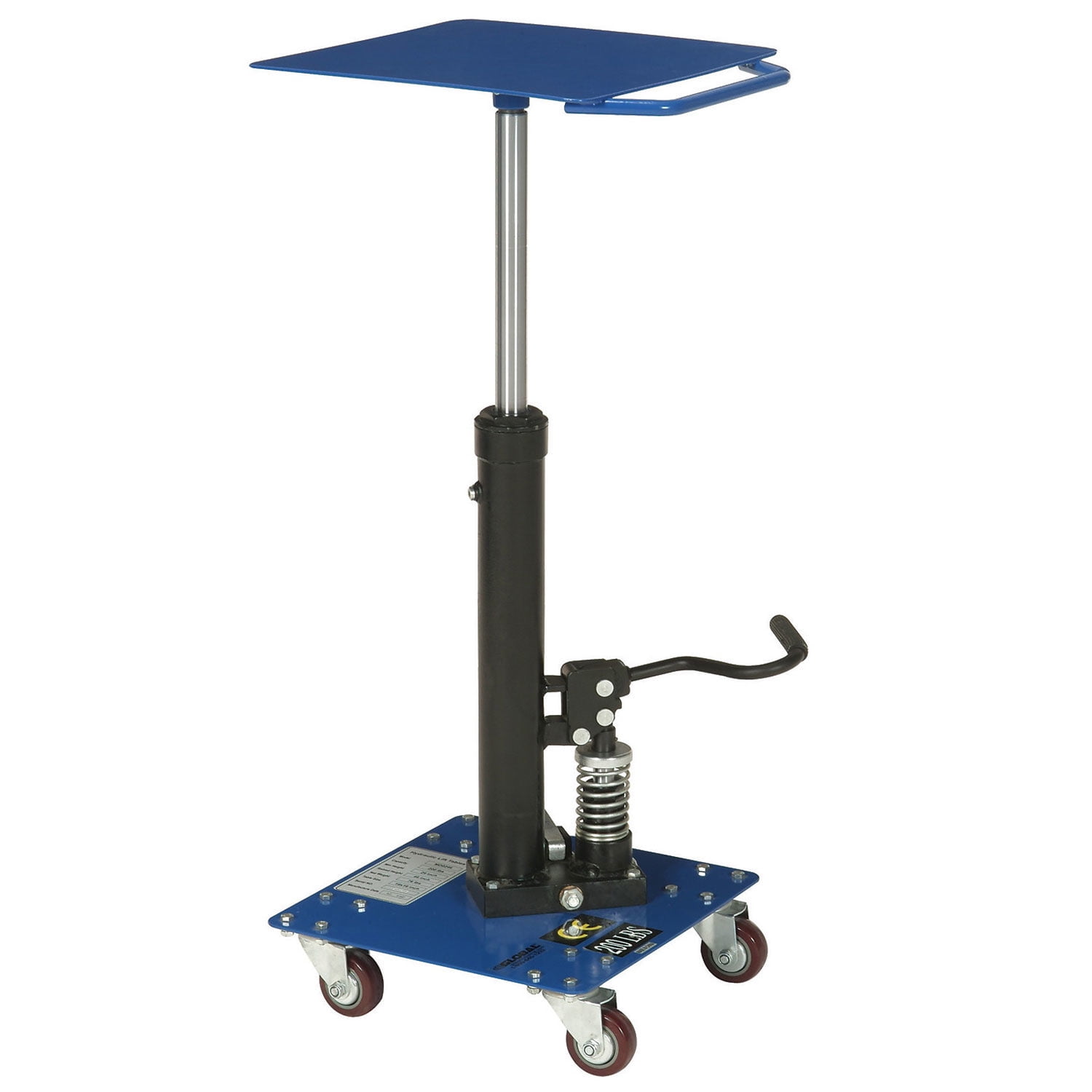 Global MD0246 200 lbs Work Positioning Post Lift Table with Foot ...
