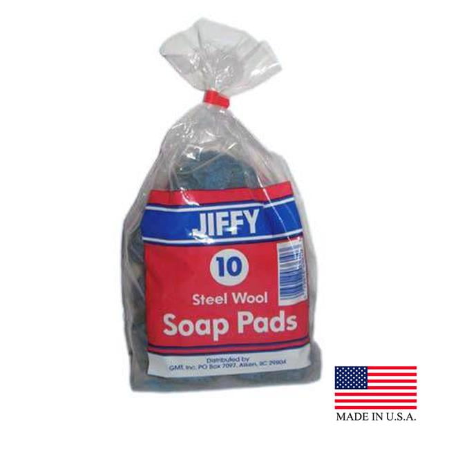 Global Material Technologie 281104 PEC Jiffy Steel Wool Soap Pads, Pack ...