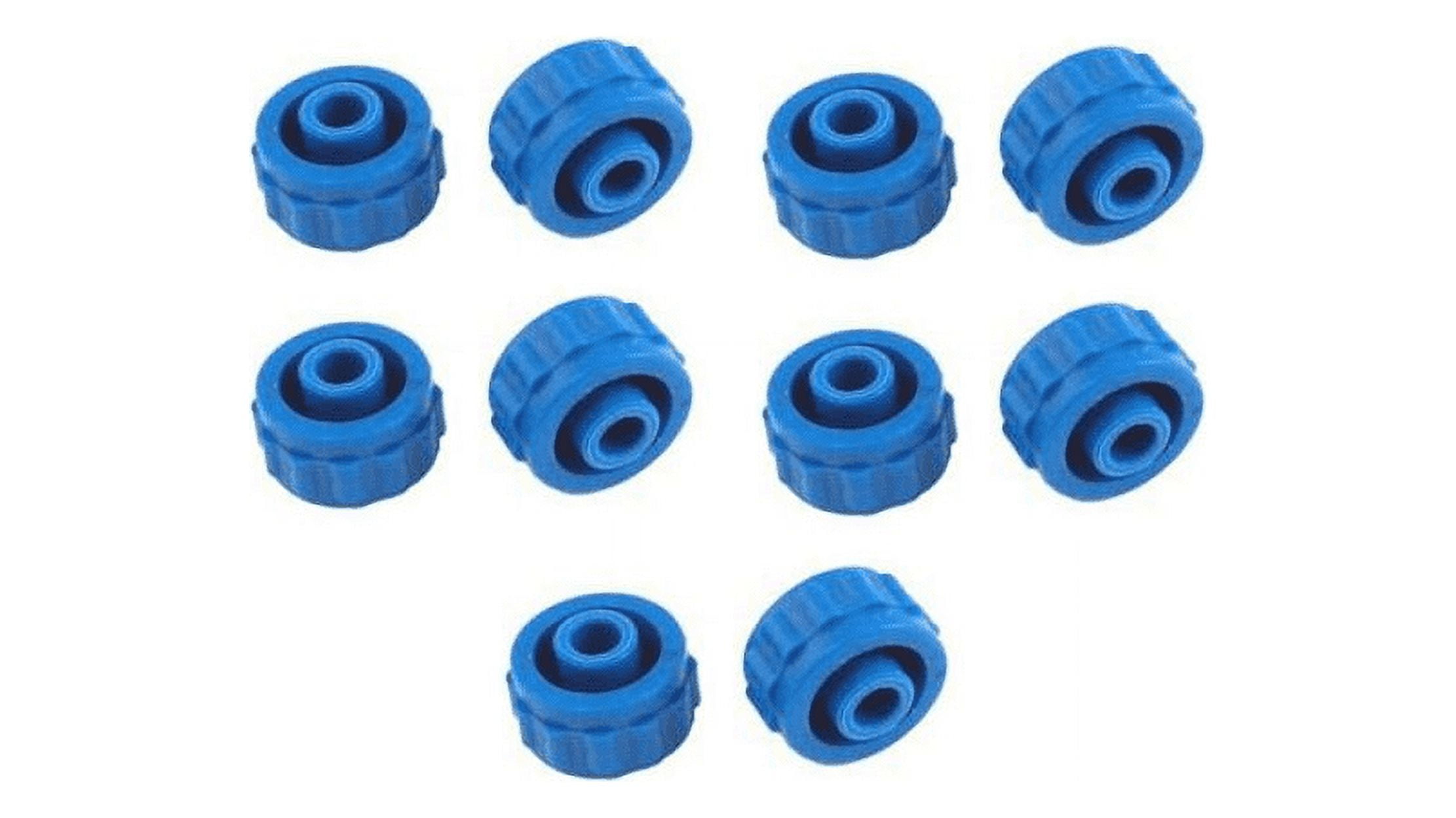 Global Medical Products Syringe Tip Cap, Luer Lock, Blue, Non-Sterile ...