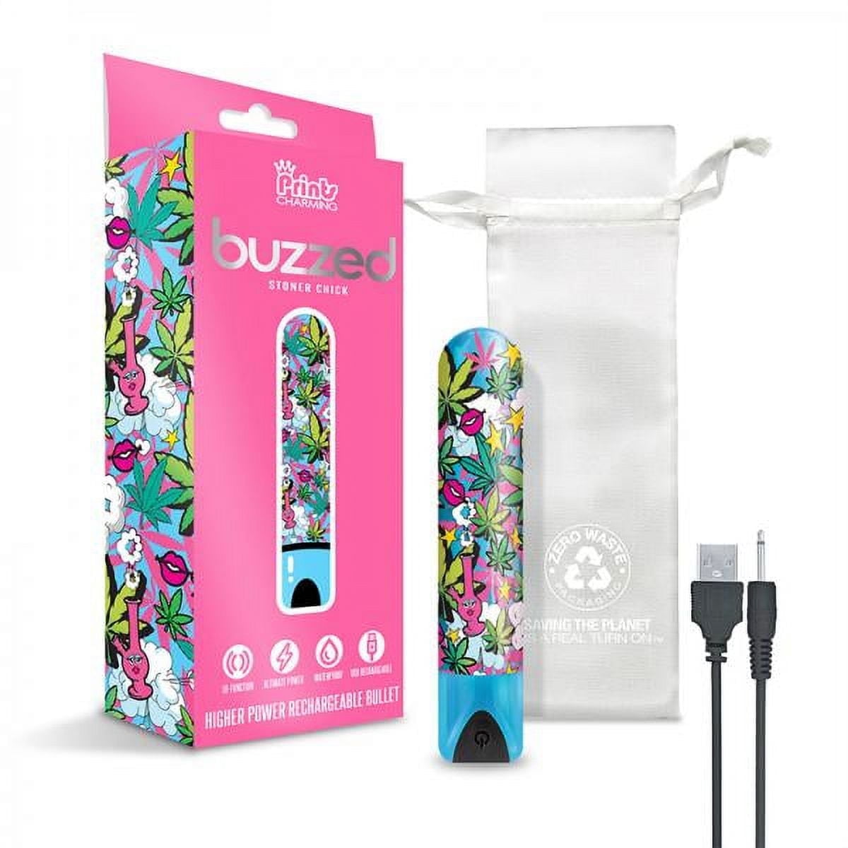 Global Novelties LLC 76962: Prints Charming Buzzed Rechargeable Bullet ...