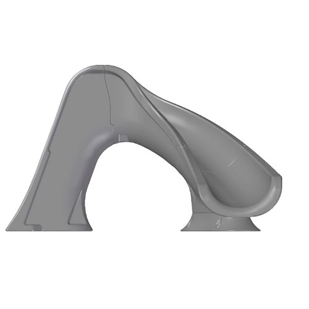 Global Pool Products SPLASH In-Ground Swimming Pool Slide, Right Curve ...