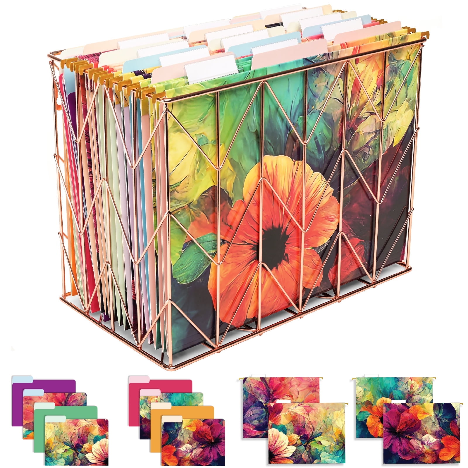 Deluxe Office Supplies - 12 Hanging, 24 File Folders, Letter Size ...