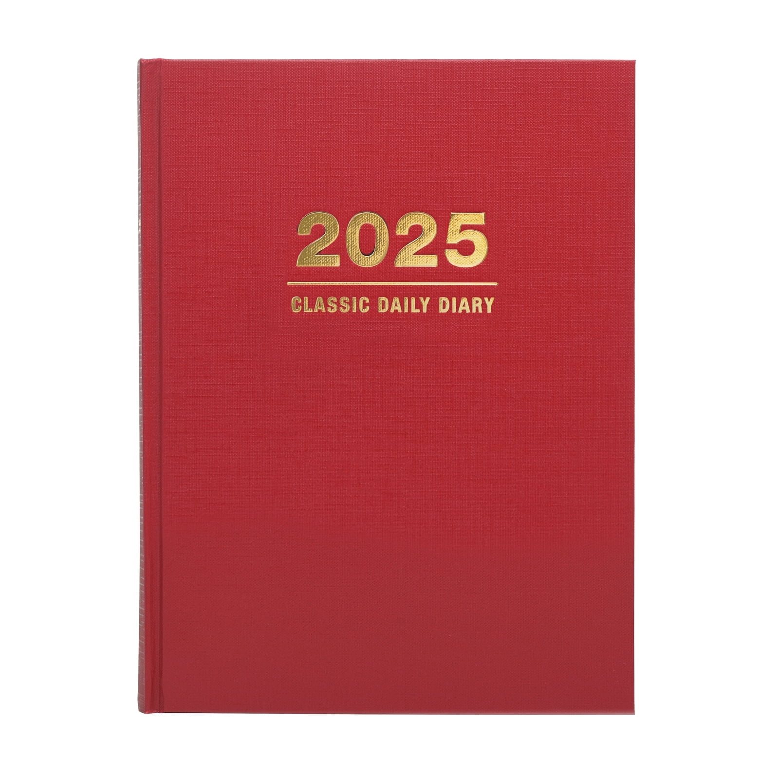 Global Printed Products 2025 Hardcover Daily Diary Journal and Planner ...