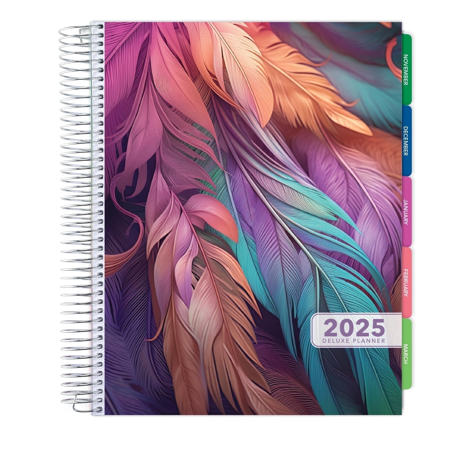 Global Printed Products Deluxe 2025 Planner, 7"x9": 14 Months (Nov 2024 ...