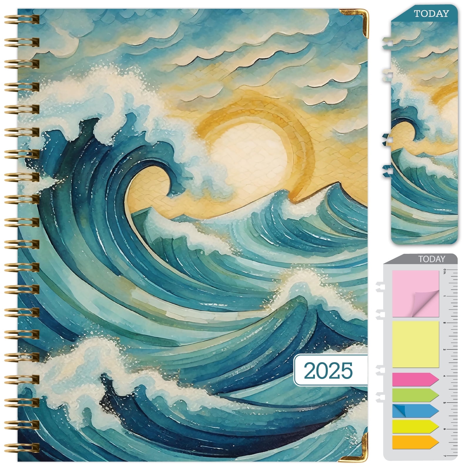 Global Printed Products Hardcover 2025 Daily, Monthly & Weekly Planner ...