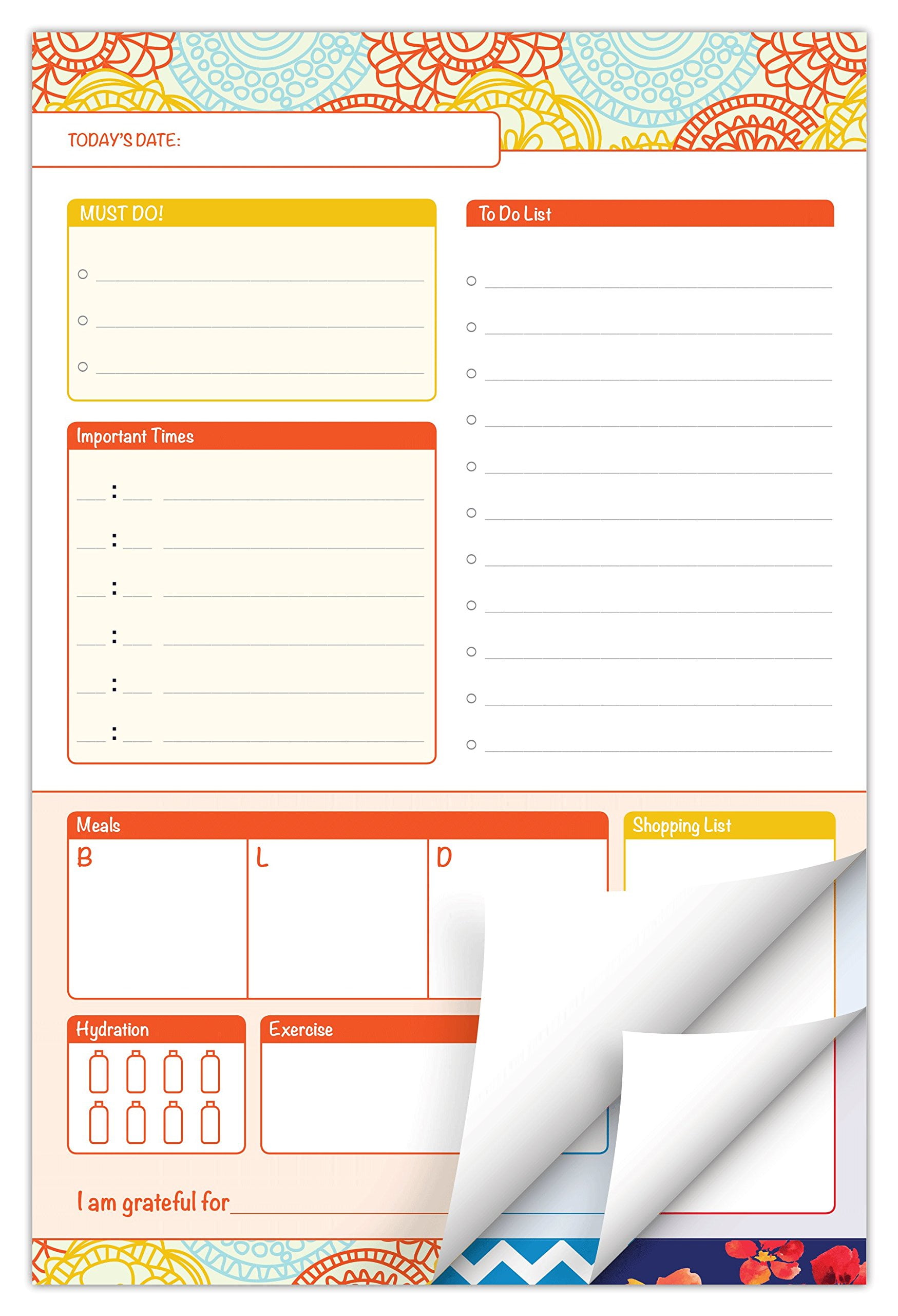 Global Printed Products To-Do Pad 6"x9", 80 Sheets Per Pad - GPP-PAD-03 ...