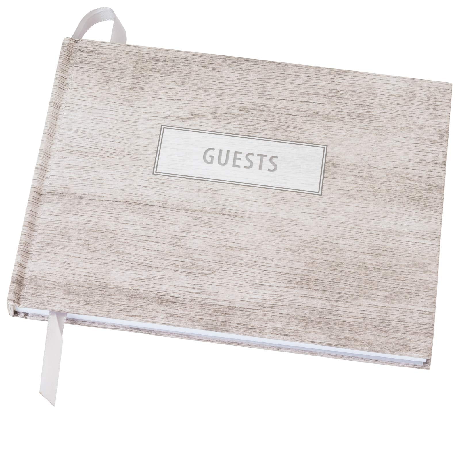 Global Printed Products Wedding Guest Book 9"x7" (Grey Wood) - WGB-GRY ...