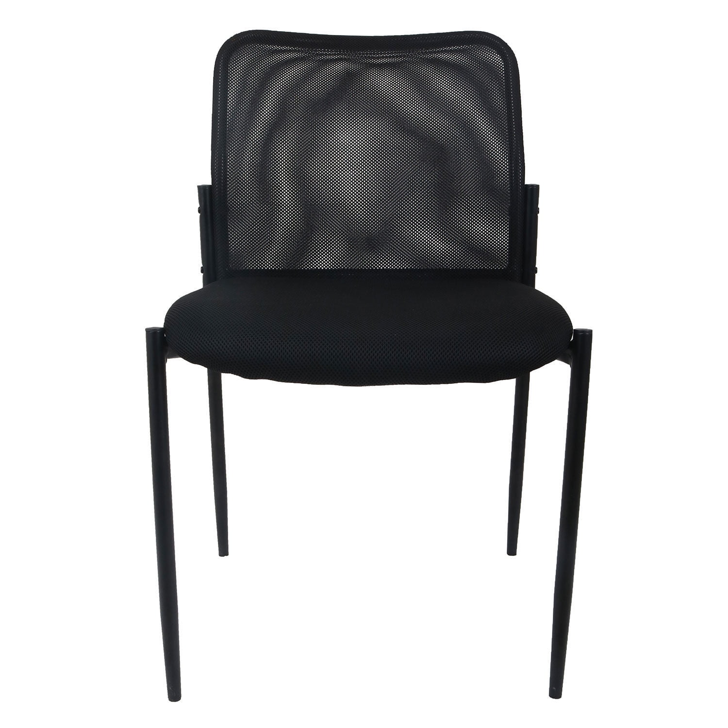 Global Industrial Mesh Back Guest Chair, Armless, Mid Back, Black ...