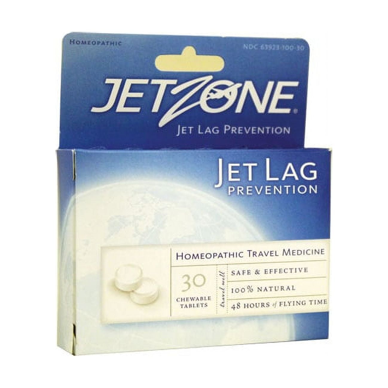 Global Source JetZone Homeopathic Jet Lag Prevention Chewable Tablets ...