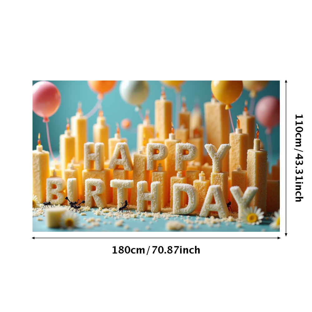 Global Themed Happy Birthday Banner Background Party Decors Photography ...