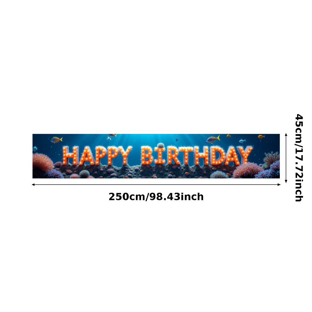 Global Themed Happy Birthday Banner Background Party Decors Photography ...