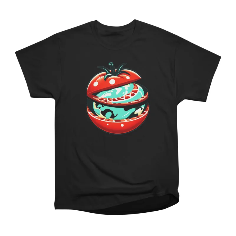 Global Tomato T-Shirt Tee Gift For Him Merch For Her Apparel For Friend ...