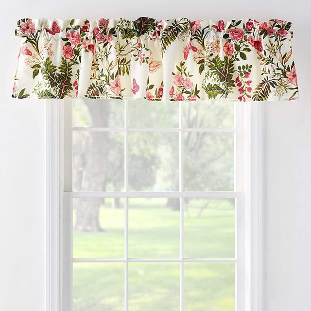 Global Trends Botanical Garden Country Cottage Tab Top Window Valance ...