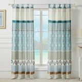 Global Trends Tori Curtain Tab Top Window Panels, Set of Two, 84" Long ...