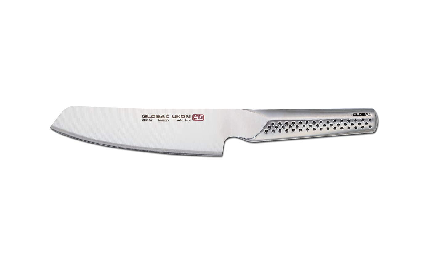 Global UKON Nakiri Knife With 14cm Square Tipped Blade, Vegetable Knife ...