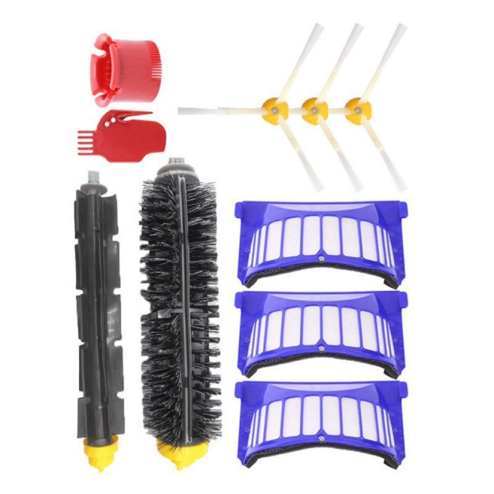 Global Vacuum Brush Set Consistent 600 Models 3 Sieves 2 Side Brushes ...
