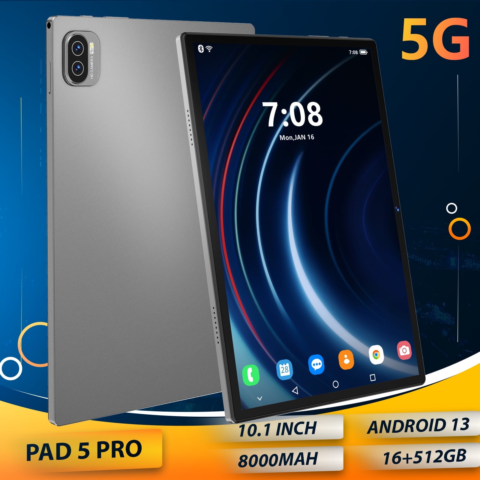 Global Version New Original PAD 5 pro Tablet 10000mAh 10.1 Inch 16GB ...